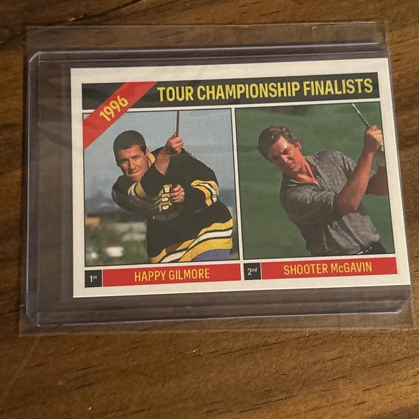 CUSTOM Happy Gilmore X Adam Sandler Yellow Golf Series Downtown Style ...