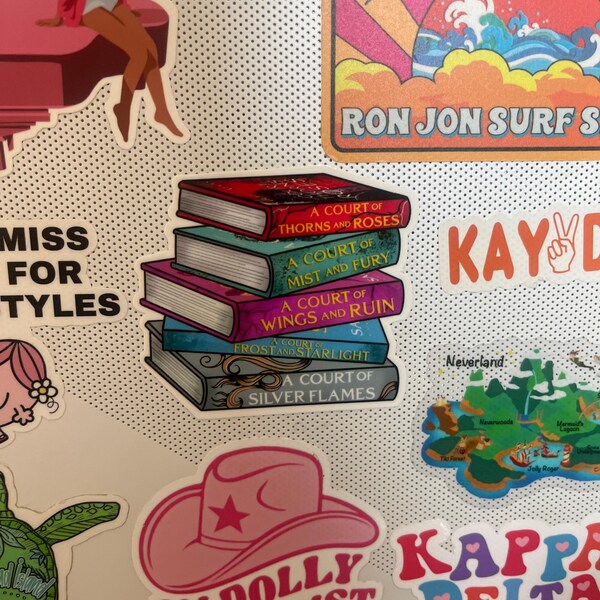 ACOTAR Books Vinyl Sticker - Etsy