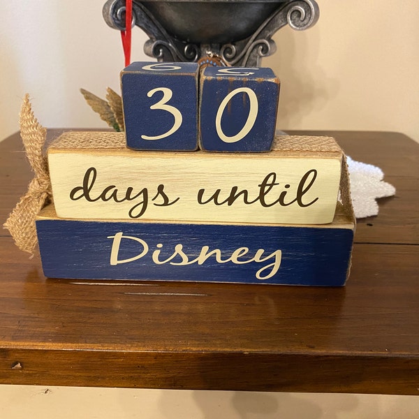 Disney Countdown, Disney World Countdown, Disneyland, Countdown Blocks ...