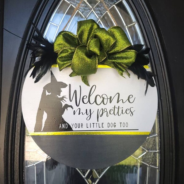 Welcome My Pretties Digital Design, Halloween Cut File, Two Wicked ...