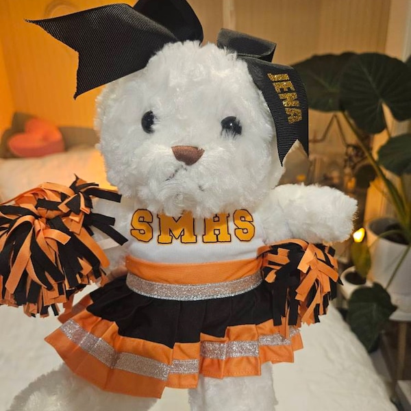 Personalized Cheerleading Plush Bear, Custom All-star Cheer Bear ...