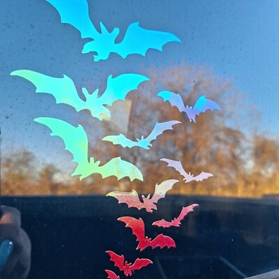 Bat Decal Bats Goth Car Accessories Spooky Bitch Goth Car Decor Goth ...