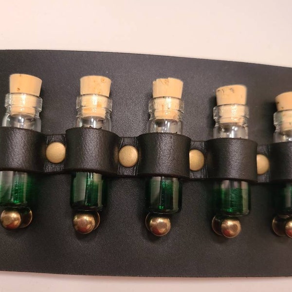 Five Bottle Steampunk Belt Slide - Steampunk Accessory - Belt Slide - # ...