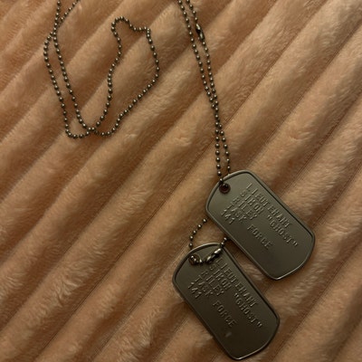 Simon 'ghost' Riley US Military Dog Tag Set - Etsy