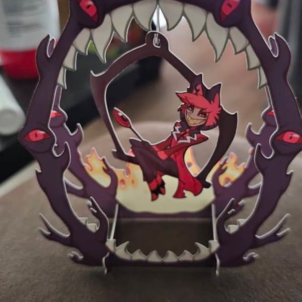 Alastor - Hazbin Hotel Paper Craft Standee - Etsy