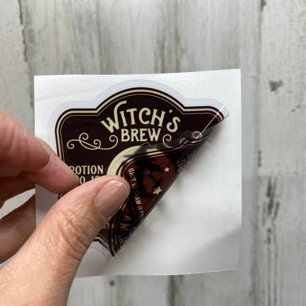 Witch's Brew Drink Label PNG - Witches Witch Halloween Booze Liquor ...