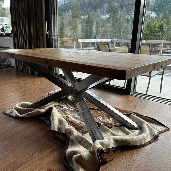 Dining Table Base Spider Shape for Marble, Glass, Wood Tables. Fit With ...