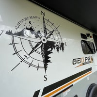 Bigfoot in the Mountains Vinyl Decal, Bigfoot and Mount, Camper Sticker ...