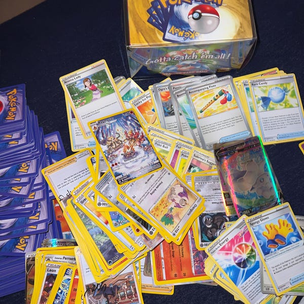Filled & Sealed Vintage Proxy Pokemon Trading Card Game Booster Box - Etsy