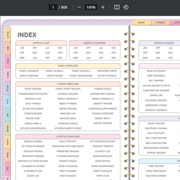Digital Note Taking Goodnotes Notability Template College Student ...