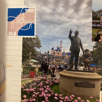 Walt Disney World Stamp Sticker Pack Magic Kingdom Sticker - Etsy