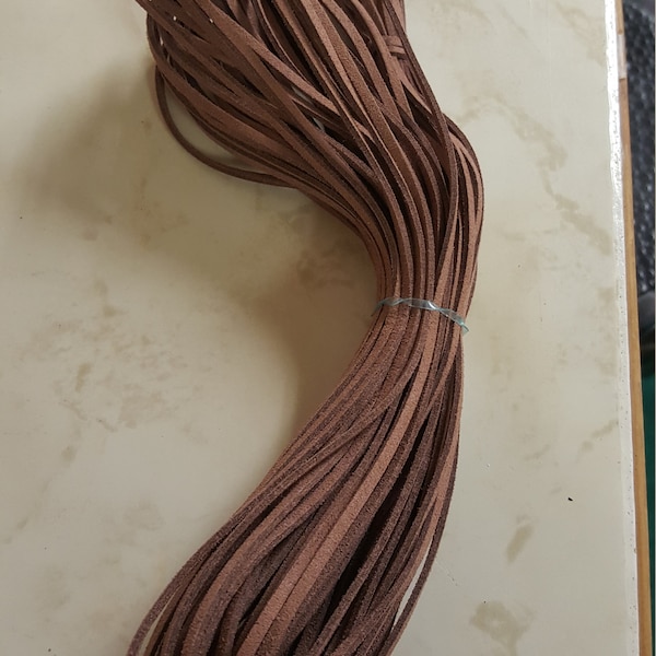 3mm Flat Faux Suede Leather Cord,diy Leather String Cord Supplies,faux ...