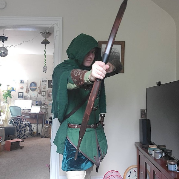 Robin Hood, Ranger, Archer, Hunter Functional Bow With Deluxe Finish - Etsy
