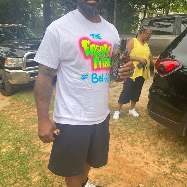 Airbrush 90's Fresh Prince Design | Free Shipping - Etsy