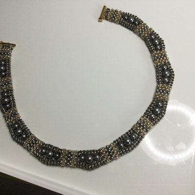 Beading Tutorial, Beading Pattern , Necklace Tutorial ,petrova Necklace Tutorial , Craw Tutorial ...