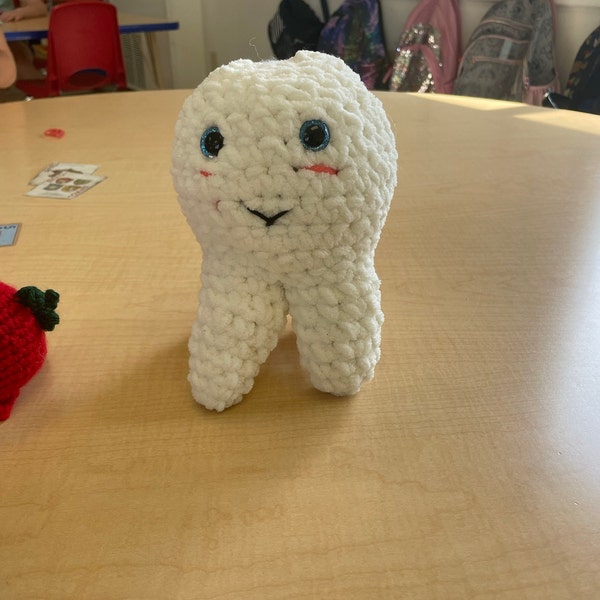 Tooth Crochet Amigurumi Pattern - Kawaii - Tooth Fairy - Dentist ...