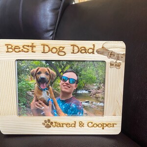 Who Rescued Who Personalized Pet Picture Photo Frame Custom - Etsy
