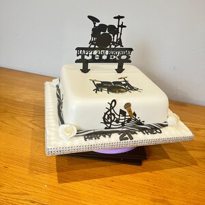 Personalised Acrylic Offshore Oil Rig Drilling Platform Birthday Cake ...