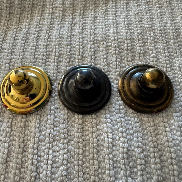 Black English Butler Tray Leaf Hinge With Round Ends Oval 90 Degree ...