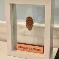 Engraved Brushed Copper Plate Picture Frame Art Label Name Tag - Etsy