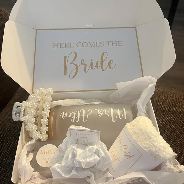 Bride Box, Personalized Bride Gift Box, Engagement Box, Bride to Be Box ...