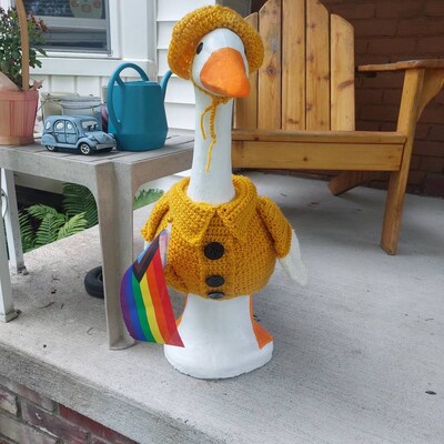 Rainy Day Goose Outfit Crochet Pattern - Etsy