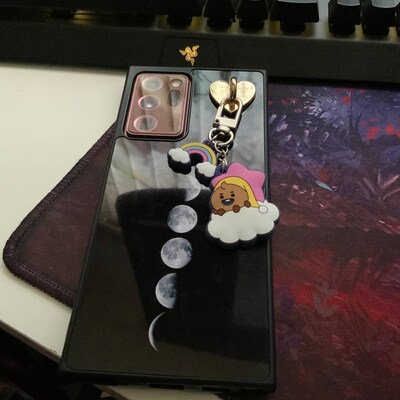 Heart Shape Cell Phone Hook, Adhesive Cell Phone Strap Hook,charm ...