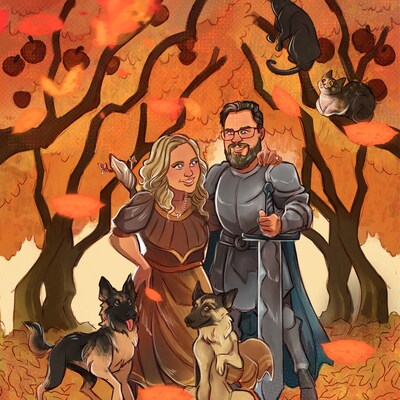 Chibi Cute Dnd Cartoon Custom Character, Digital File, Dnd Fantasy ...