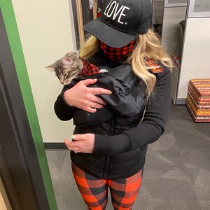 Luxury Small Pet Sling With Plush Faux Fur Bunny Sling Pet | Etsy