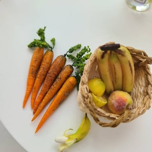 Miniature Tangerine , Dollhouse Food, Food for Dollhouse, Mini Food ...