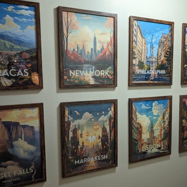 Chicago Travel Poster Digital Download USA Wall Art American Gift - Etsy