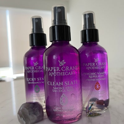 PSYCHIC VAMPIRE REPELLENT Protection Mist Gem-infused Aromatherapy ...