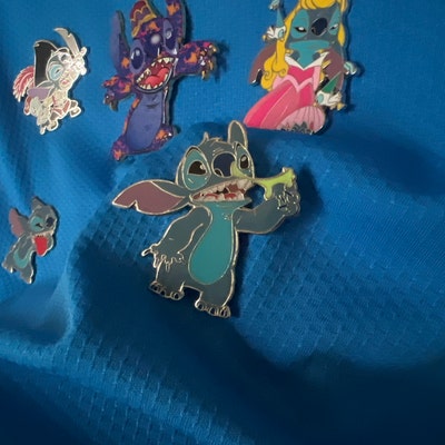 Disney Fantasy Pin Disney Stitch Popping Out of Birthday Cake W/ Candle ...