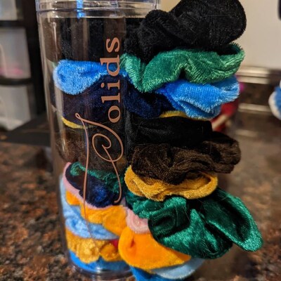 Scrunchies Holder, Scrunchies Storage, Bathroom Decor, Hai Ties Holder ...