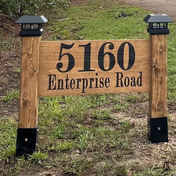 Personalized Driveway/entrance Signs, Made to Order - Etsy