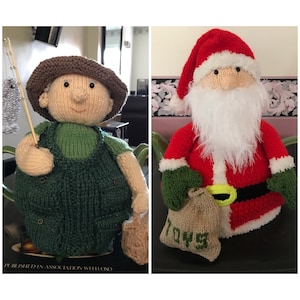 Knitting Pattern. PDF Digital Download. Santa Claus Shelf - Etsy