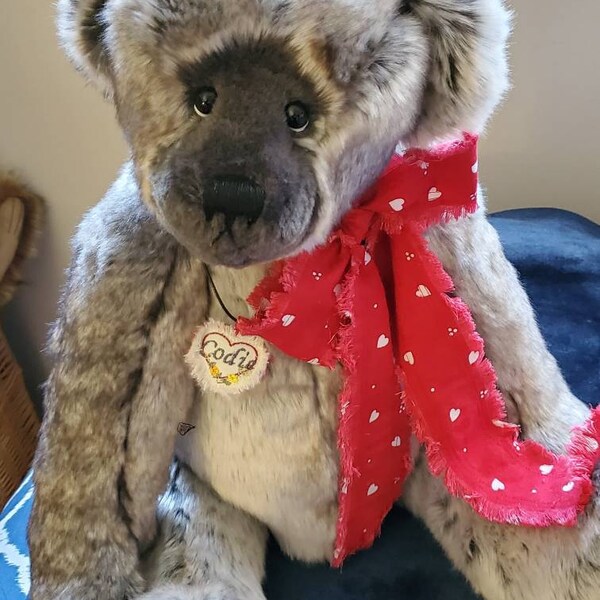 Bailey 22in/56cm Large Faux Fur Artist Teddy Bear by Patricia Bruce - Etsy