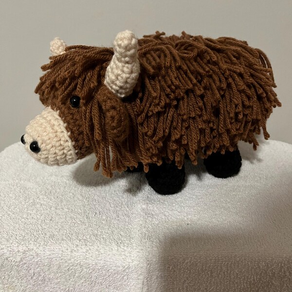 Highland Cow Crochet Pattern - Amigurumi Cow Pattern - Digital Download ...