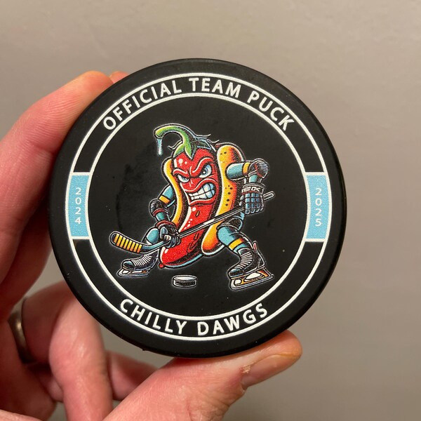 Custom Ice Hockey Puck With PHOTO + LOGO - Personalized Puck - UV ...