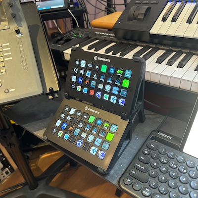 Stand for Two elgato STREAMDECK XL Units Placed Horizontal Side by Side ...