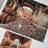 CS2 Overpass Landschaft Ölgemälde | CS GO Merch | ZGO Art | CS2 Gaming ...