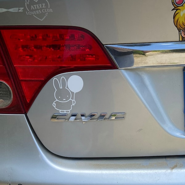 Kawaii Bunny Miffy Decal - Etsy