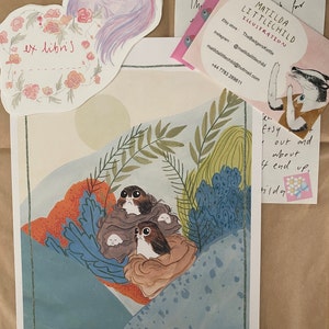 Porg Family A5 Print | Etsy