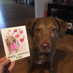 Custom Handmade Dog Card From Your Photo | Etsy