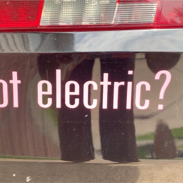 Got Electric? Custom Vinyl Sticker - Etsy