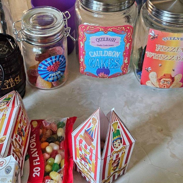 Magical Candy Labels | Printable Label | Digital File | Instructions ...