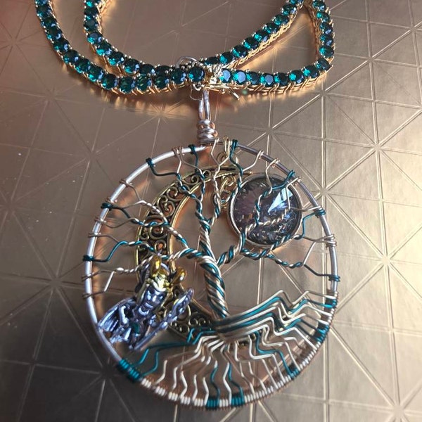 Loki Tree of Life Pendant - Etsy