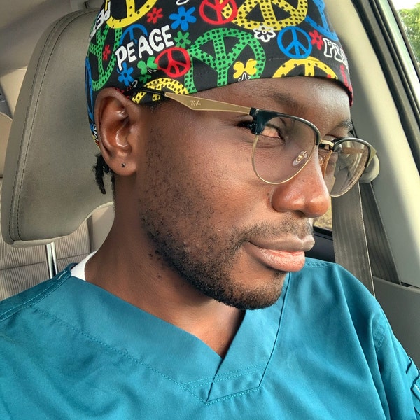 Evil Eye Surgical Cap - Nurse Cap | Doctor Cap | Head Covers - Woman ...