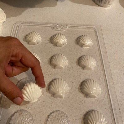 Nautical Clam Shell Cupcake Toppers/pieces Dim 1 1/4 X 1 3/8 X - Etsy