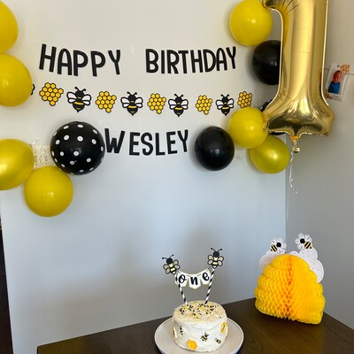 Custom Lime Green Happy Birthday Banner, Bold Serif Font, Lime Green ...